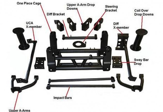 Chevrolet-GMC 1500 10-12 Inch Lift Kit 2014-2017